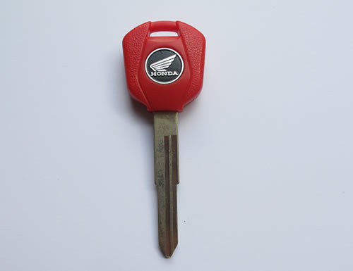 Honda Motorcycle transponder Key Shell red color