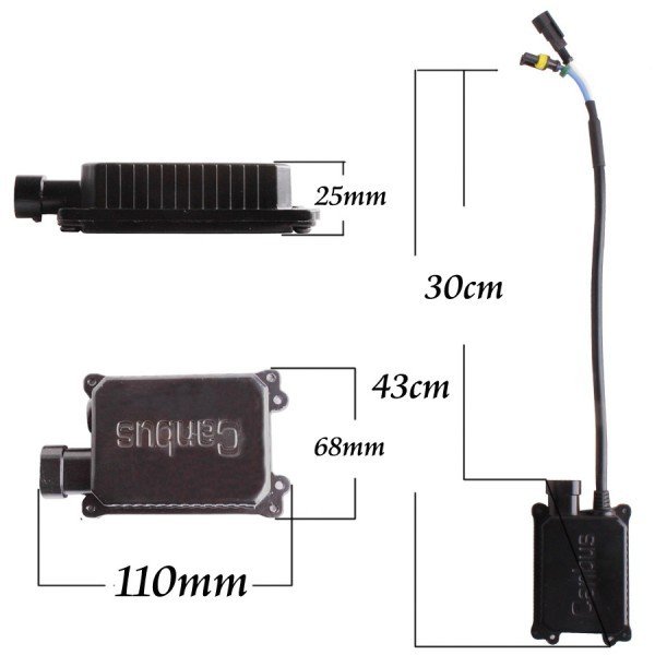9004 9005 le xénon à C.A. 12v 35w s'allume pour des voitures, kit complètement caché de conversion de xénon de Canbus