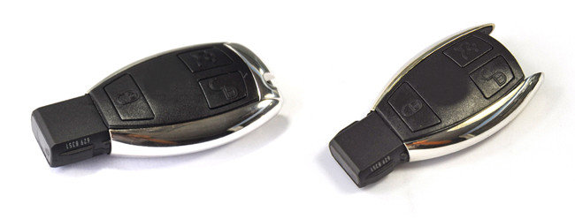 3 Buttons Smart Key Shell with the Board Plastic for 2010 Mercedes-Benz