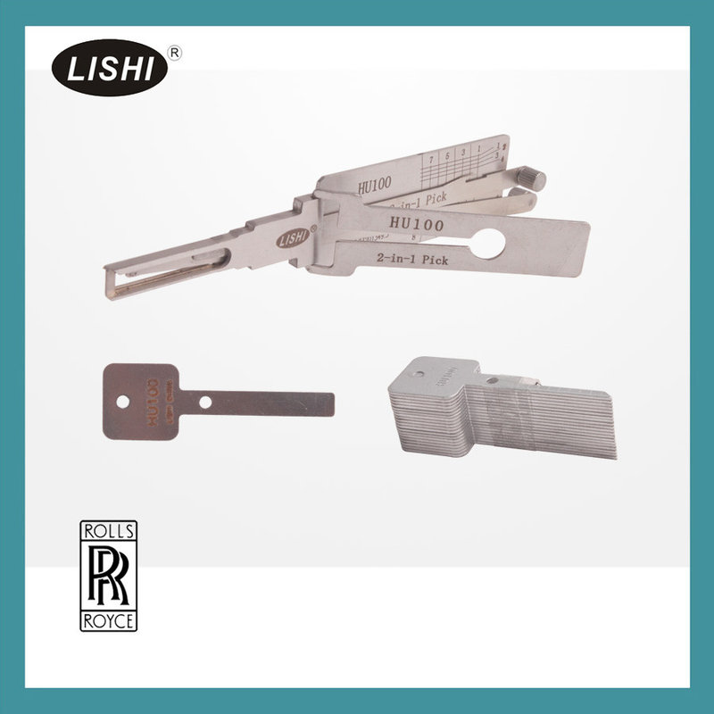 Sélection des véhicules à moteur de serrure de HU100 Lishi pour Opel/Buick/Chevy, 2 dans 1