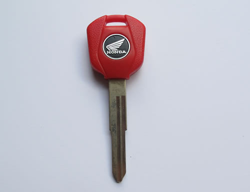 Honda Motorcycle transponder Key Shell red color