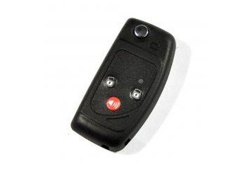 Fan-Shaped 3 Buttons(with Horn Button) Flip Remote Key Shell for Toyota Camry