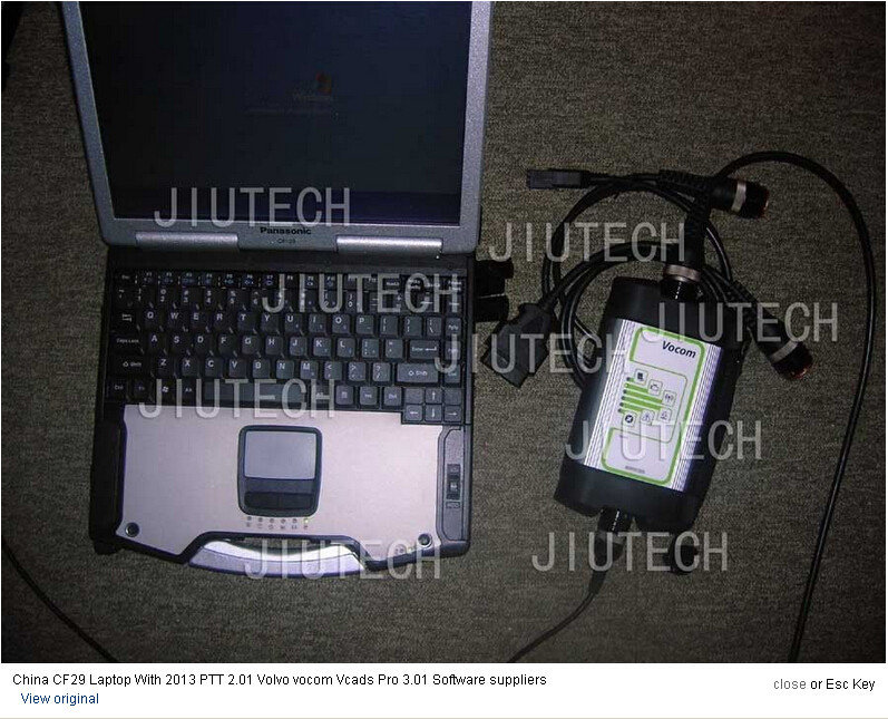 CF29 Laptop With 2013 PTT 2.01 Volvo vocom Vcads Pro 3.01 Software
