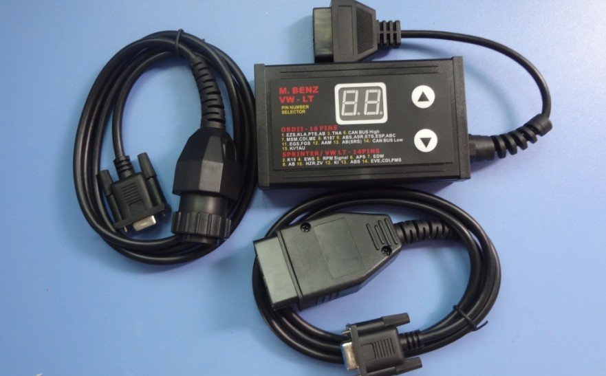 MB / VW (2in1) Auto 16/14 Pin Number Selector Mercedes Star Diagnosis Tool