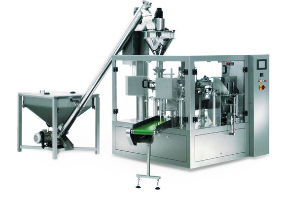 Rotary Auto Packing Machine Premade Bag Food Packaging CE Certificated