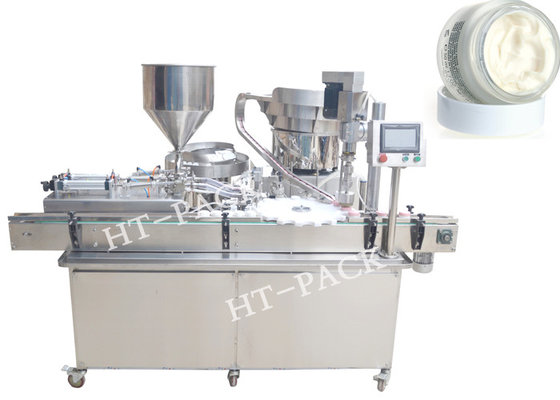 Automated Plastic Bottle Cream Filling Machine 20-80 Bottles/Min supplier