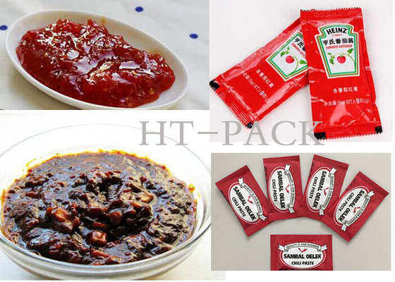 Pesticide / Fruit Sauce Packaging Machine With Pneumatic Pump supplier