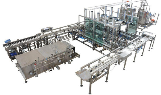 Plastic / Glass Bottle Liquid Filling Equipment Washing Filling Capping Machine supplier