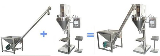 Flavor Powder Semi-Automatic Filling Machine For Pre - Make Bag Bottle Cans Tins supplier