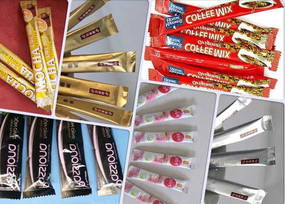 Back Sealing Stick Bag Coffee Packing Machine With PLC Control supplier