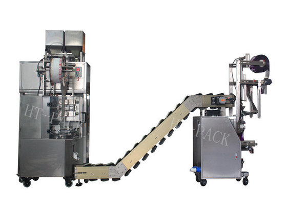 High Precision Sealing Cutting Counting Tea Packaging Machine 60-80W supplier