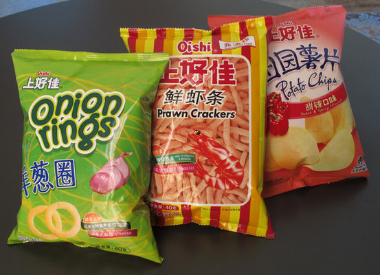 4 Head Weigher Snacks Packing Machine , potato chips / popcorn packing machine supplier