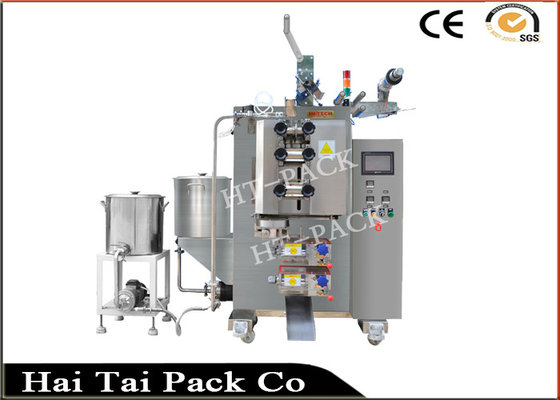 Small Bag / Pouch Double Row Automatic Liquid Packing Machine With A+B Type Bag supplier