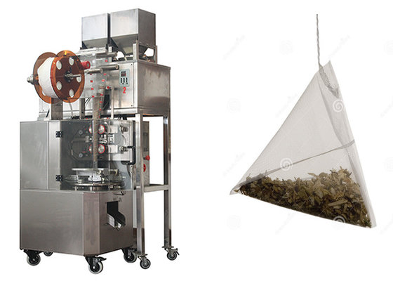 2 Scales Automatic Triangle Tea Bag Packing Machine / Granule Packing Machine High Precision High Efficiency supplier