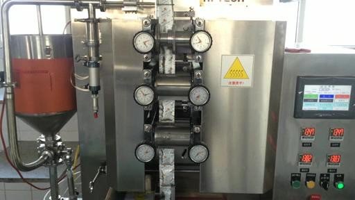 Honey \ Oil Fully Automatic Liquid Packing Machine with Electric Driven Type supplier