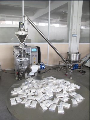 VFFS 0 - 1000g Powder Bag Packing Machine with Feeding Elevator and Collector supplier