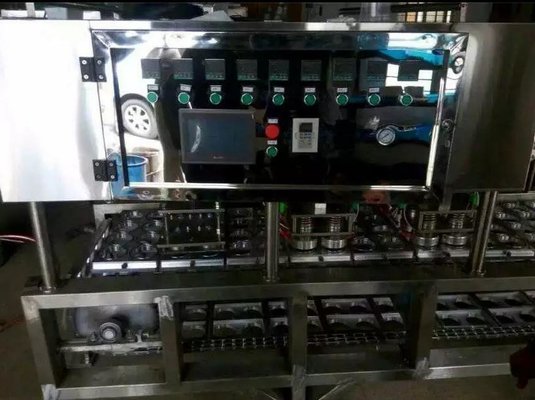 Milk \ Water \ Soft Drink Liquid Cup Filling And Sealing Machine 6 Cups Per Time supplier