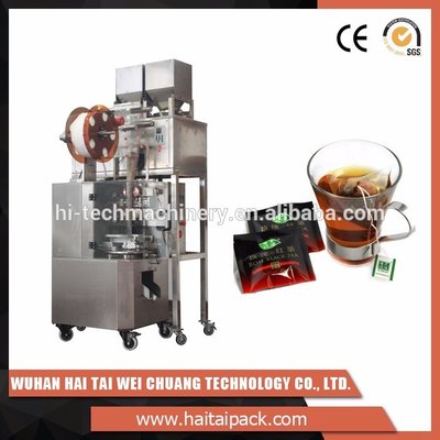 Full Automatic Nylon Triangle Tea Sachet Packing Machine Filling Weighting Function supplier