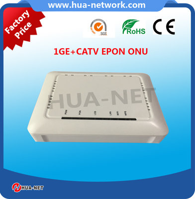 HUANET offer HZW-E801-T ONU EPON 1GE+CATV EPON ONU with huge stock