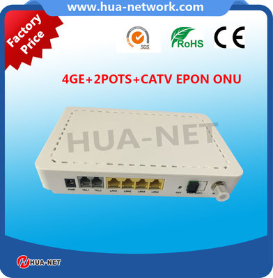 HZW-E804-FT ONU 4GE 2POTS CATV EPON ONU wholesale from Chinese factory