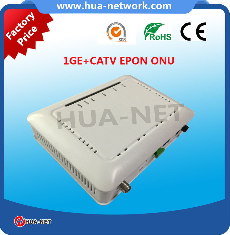 High quality HZW-E801-T ONU EPON 1GE+CATV EPON ONUwith fast shipment