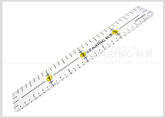 Small Rigid Acrylic Clear Plastic Quilting Templates And Rulers 4'' * 0.5