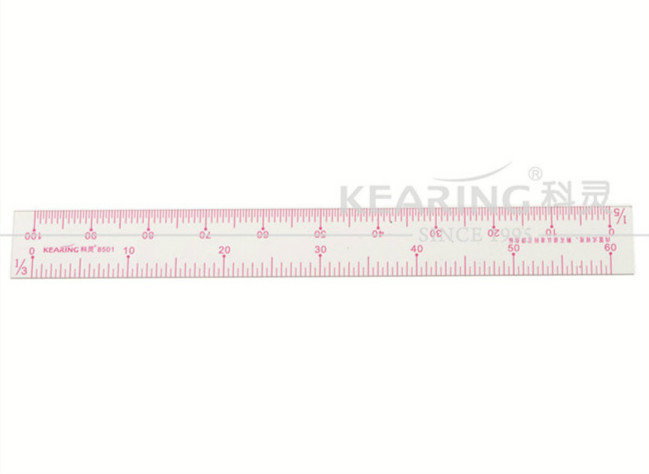Scaling 8501 Engineer Scale Ruler with Sandwich Line Marks