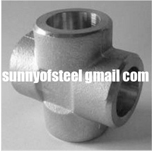 ASME SA-182 ASTM A182 F304l soket weld cross