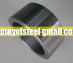 stainless ASTM A182 F321 soket weld half coupling