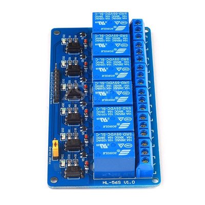 lot 6 channel relay module 6-channel relay control board with optocoupler supplier