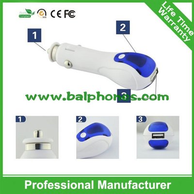 External Brandy USB Car Charger for ipod/Ipad