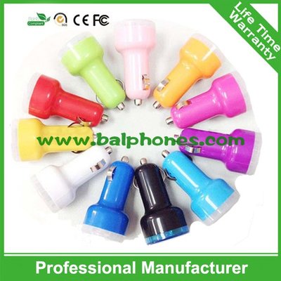 Universal car cigarette socket 5v 2.1a dual usb car charger