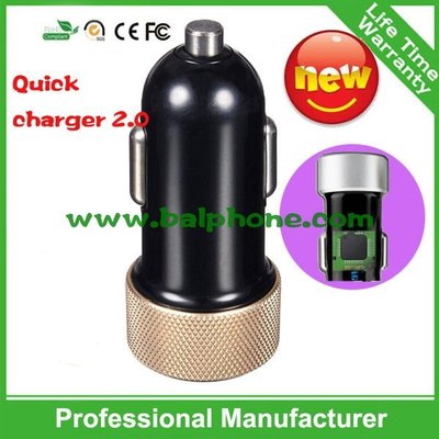 Single USB car charger for smartphone