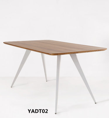Hot sale white colour Modern simple dinner table (YADT02)