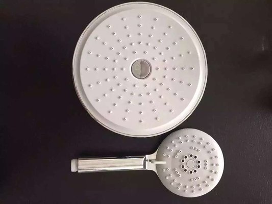 Round Water Purifying Shower Head Set To Increase Pressure For Hotel / Home