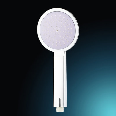 High Flow Hand Held Single Function Shower Head ABS Polished Chrome