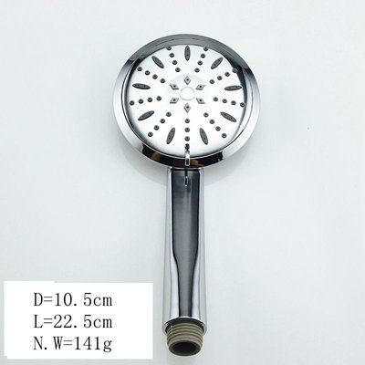 Fixed Handheld Shower Head For Low Water Pressure Crystal Panel good sell style