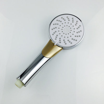 Removable Water Filter Shower Head Multi Function With Full Brown Stone Handle