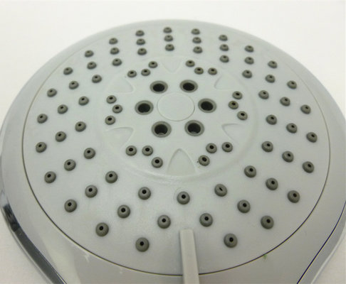Rainfall Led Ceramic Shower Head With Filter 80MM Blue Mineral Stone