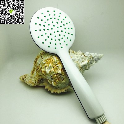 Slim Rainfull Handheld Shower Head Single Function ABS Material LOGO Printing