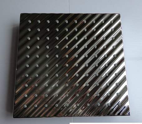 Durable Square Shower Head Sets , Rain Head Shower With Handheld With Filter