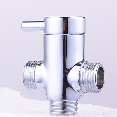 Brass Chrome Handheld Shower Valve Diverter For Toilet Bidet Shower Head