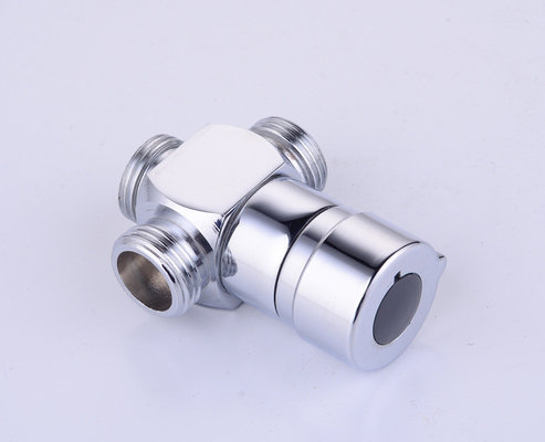 3 Way Hand Held Shower Head Diverter Wall Mount With ABS Electroplating