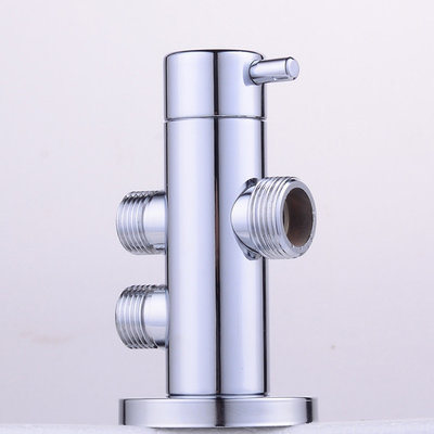 Faucet Shower Head Diverter , Shower Arm Diverter For Handshower With Suction Bracket