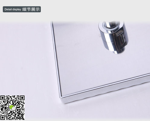 Water Saving Shower Head Sets ,Stainless Steel Panel Massaging Shower Head For Women
