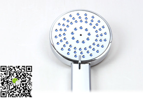 Chrome Plated Silver Shower Head Sets / Ceiling Fixed Shower Head With Handheld