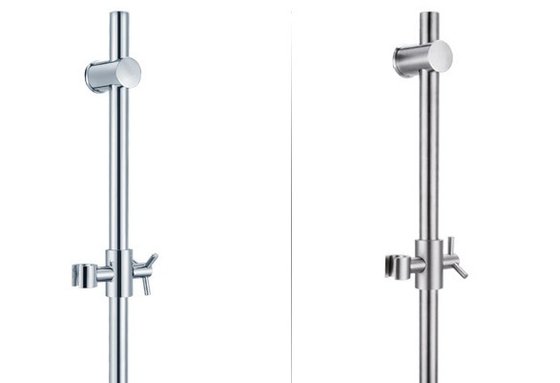 Silver Sliding bar shower head holder Hand shower with bar  , rack gold shower head holder