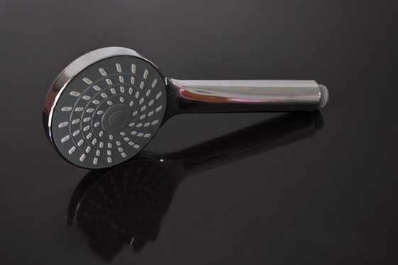 ABS Material Chrome Fixed Shower Head With Handheld Rainfull With Filter Box