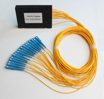 1 x 2  chnanels Planar lightwave circuit PLC Splitter optical power management
