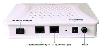one Fast Ethernet + one Gigabit Ethernet GEPON ONU for FTTH FTTO FTTB